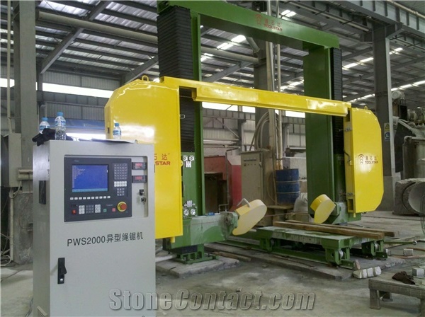 CNC Diamond Wire Saw Machine for Block Profiling- Shaping Machine from ...