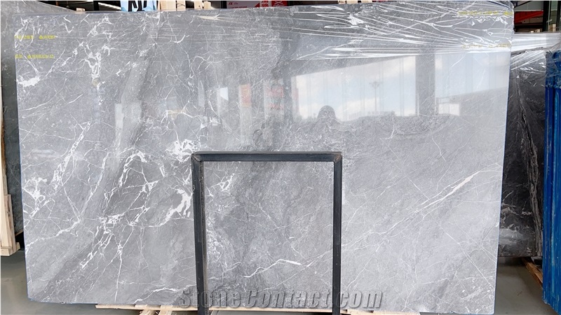 China phantom grey marble wall slab tile from China - StoneContact.com