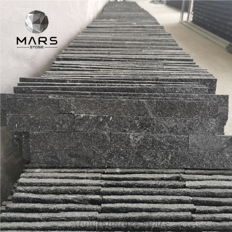 Black Slate 3D Wall Stone Cladding Split Face Wall Cladding from China ...