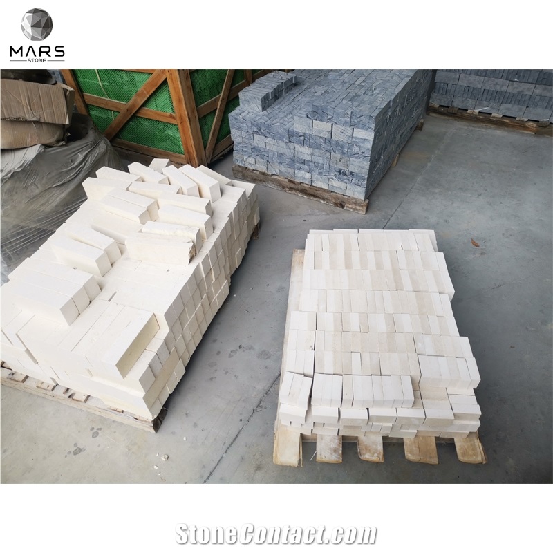 White Quartzite Exterior Cladding Stone Prices - StoneContact.com
