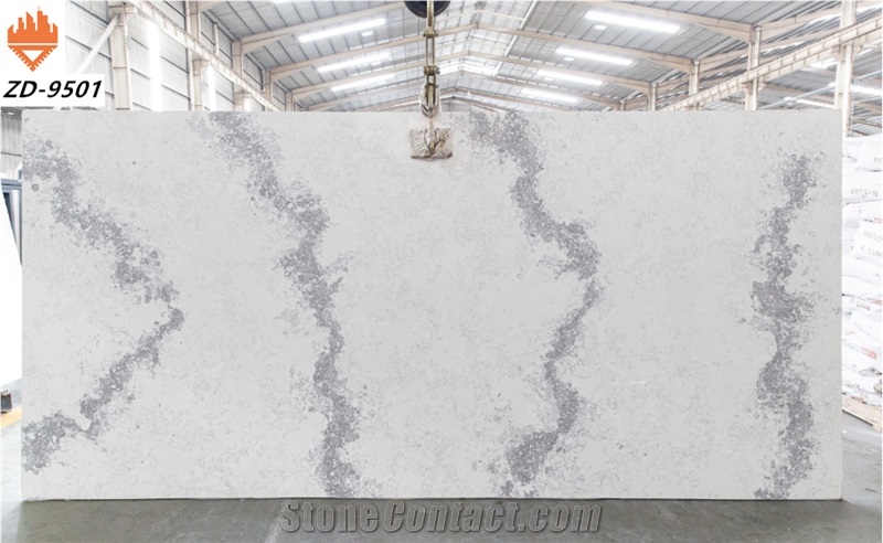 quartz solid surface slab 9501 from Malaysia - StoneContact.com