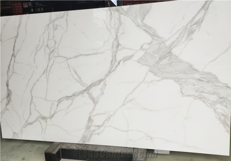 Nano Glass Stone Semi White Floor - StoneContact.com