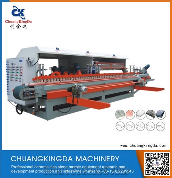 Automatic Marble Tiles Slotting Chamfering Polishing Bullnose Machine ...