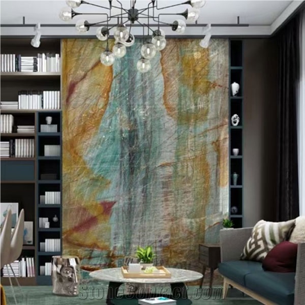 Green Polished Ibere Sauipe Quartzite Bathroom Wall Tile from China ...