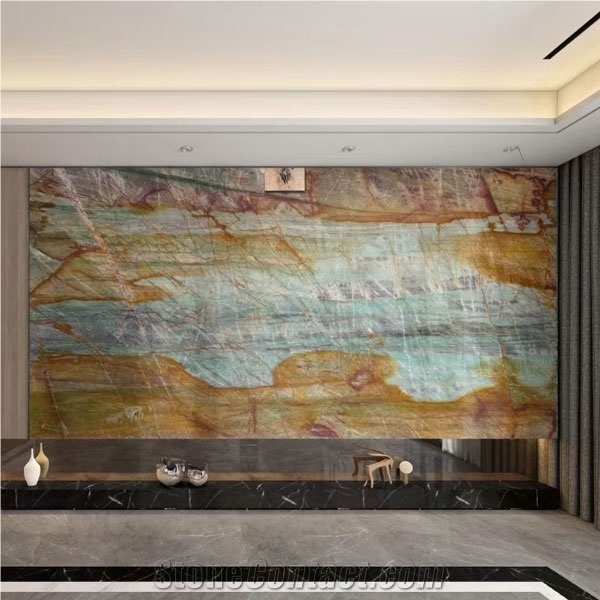 Green Polished Ibere Sauipe Quartzite Bathroom Wall Tile from China ...