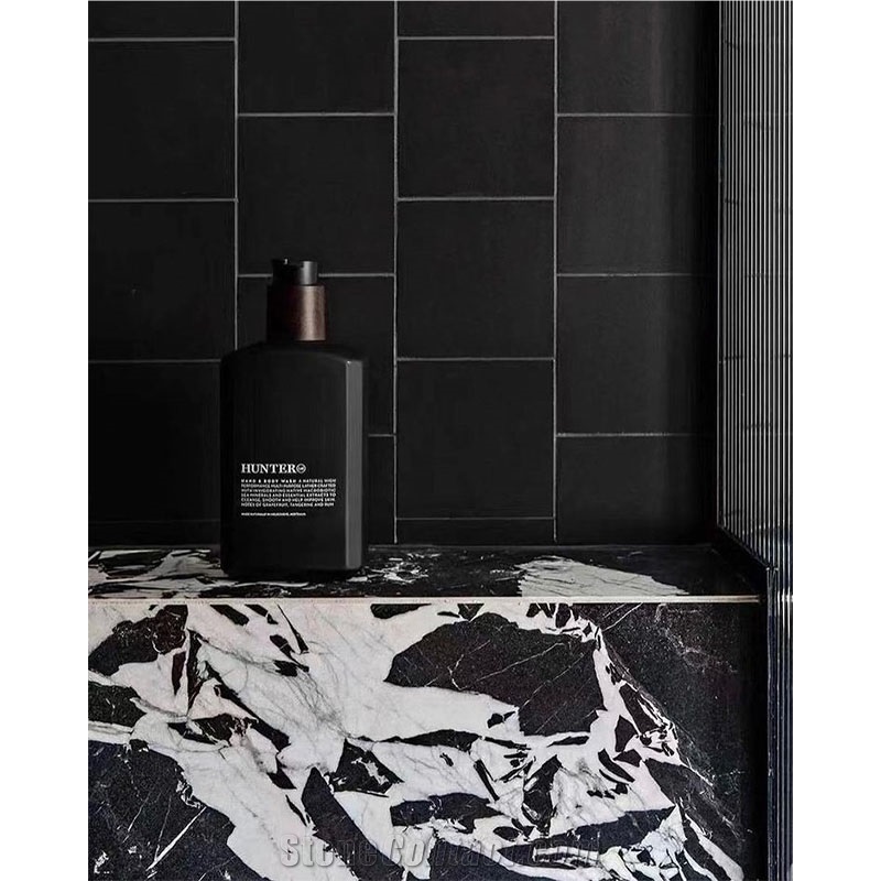 Meteorus Black And White Exotic Granite For Luxury Villa from China ...