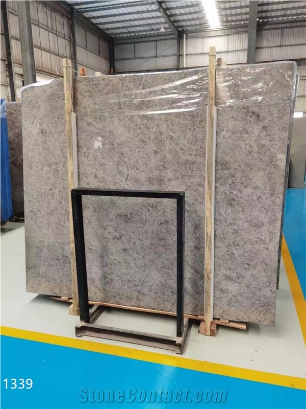 Dora Cloud Grey Marble Polished Slabs 2Cm Tiles from China ...