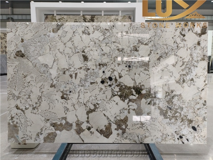 Patagonia White Crystal Quartzite Slabs,Copenhagen Wall Tile from China ...