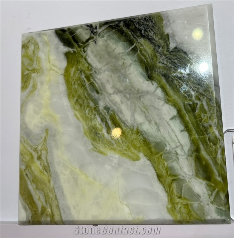 China Hot Ice Jade Green Marble Tiles from China - StoneContact.com