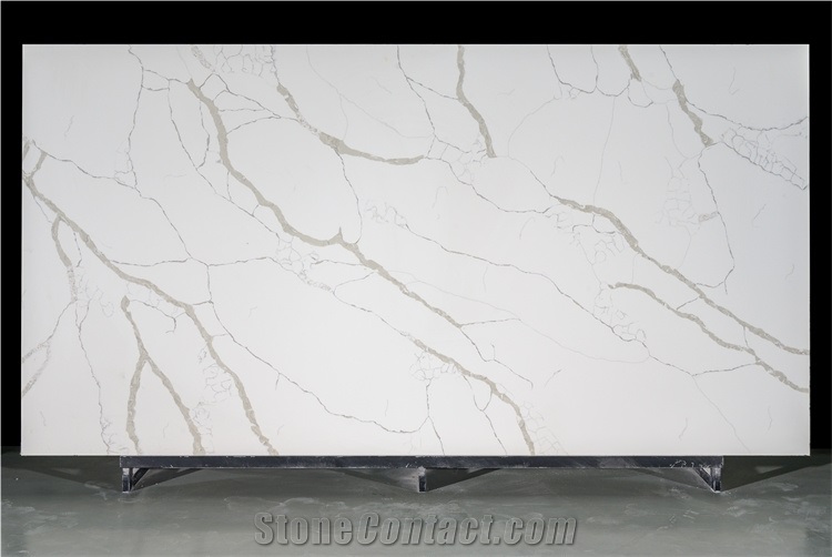 Carrara Quartz Stone Slab from China - StoneContact.com
