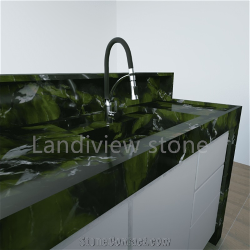 Avocado Quartzite Slabs Bathroom Tiles from China - StoneContact.com