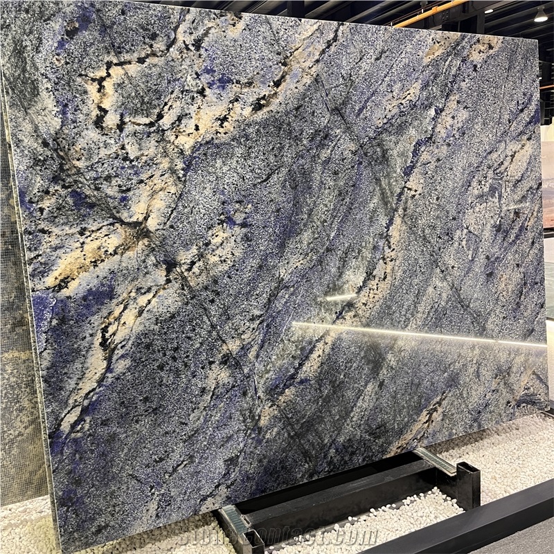 Top Grade Exotic Stone Azul Bahia Granite Slabs For Wall from China ...