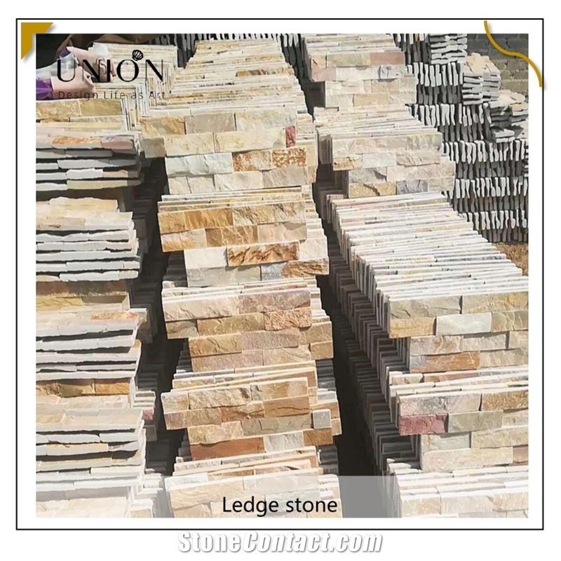 UNION DECO Natural Split S Shaped Slate Wall Cladding Stone from China ...