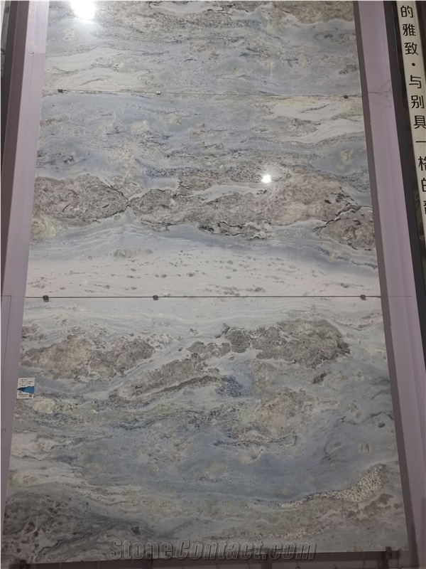 Crystal Blue Marble Slabs Bathroom Tiles from China - StoneContact.com