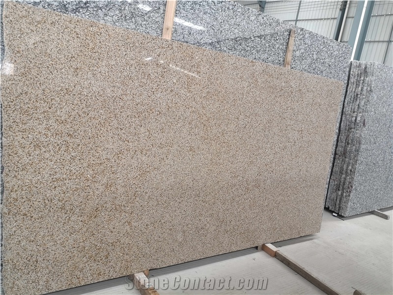 G682 Rusty Yellow Granite Slabs Tiles Polished from China ...