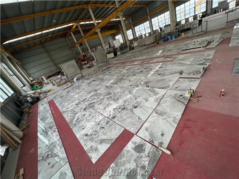Ash Gray Marble - Panda Grey Marble Slab&Tiles For Flooring from China ...