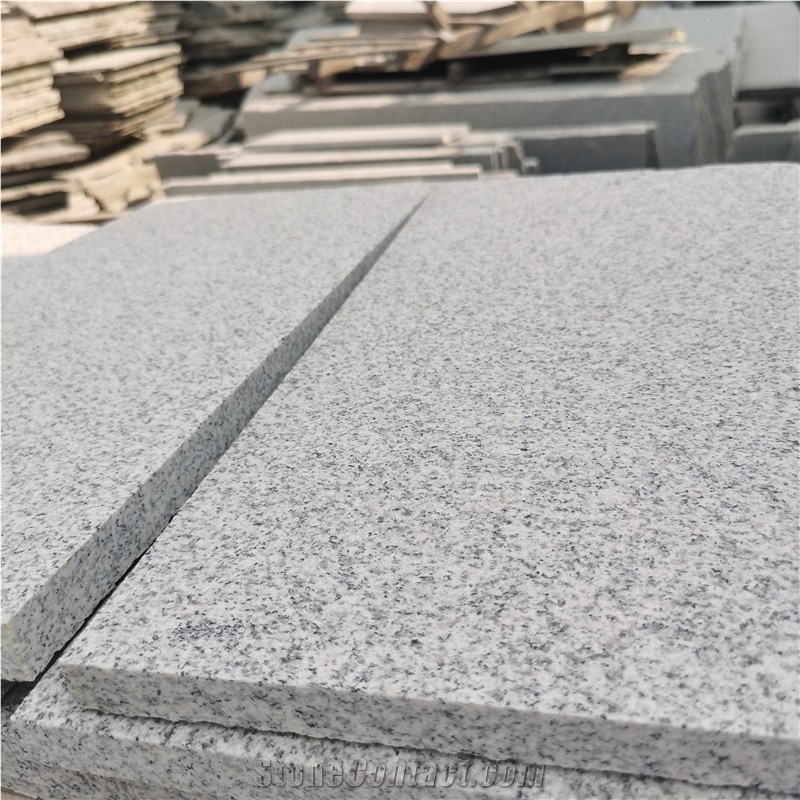 China Grey G603 Flamed Granite Tiles Cut To Size from China ...
