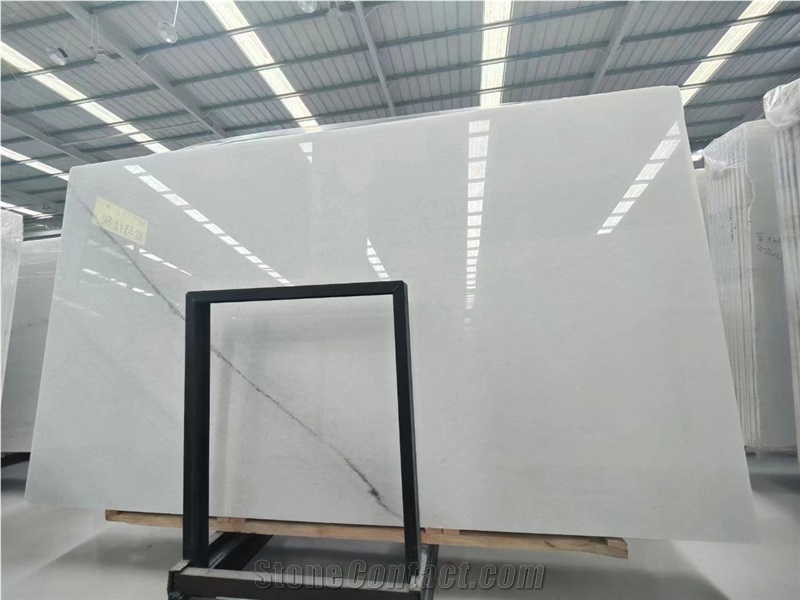 White Marble Slab Columbia Marble Tiles Bookmatch from China ...
