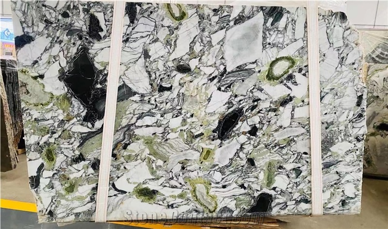 Cold Jade Green Marble Slabs from China - StoneContact.com