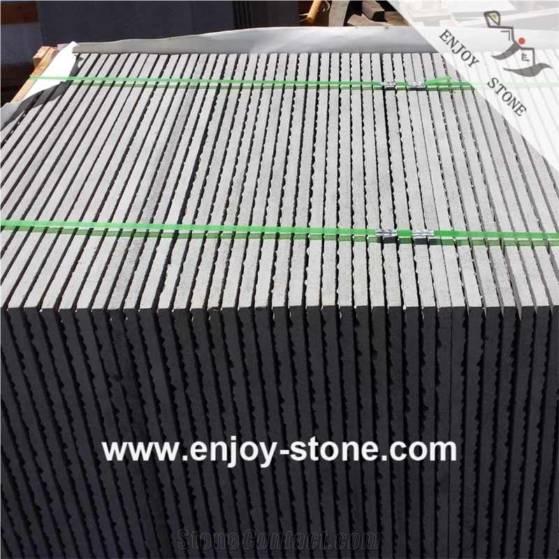 Original Half Planed Basalt Slabs For Pavers from China - StoneContact.com