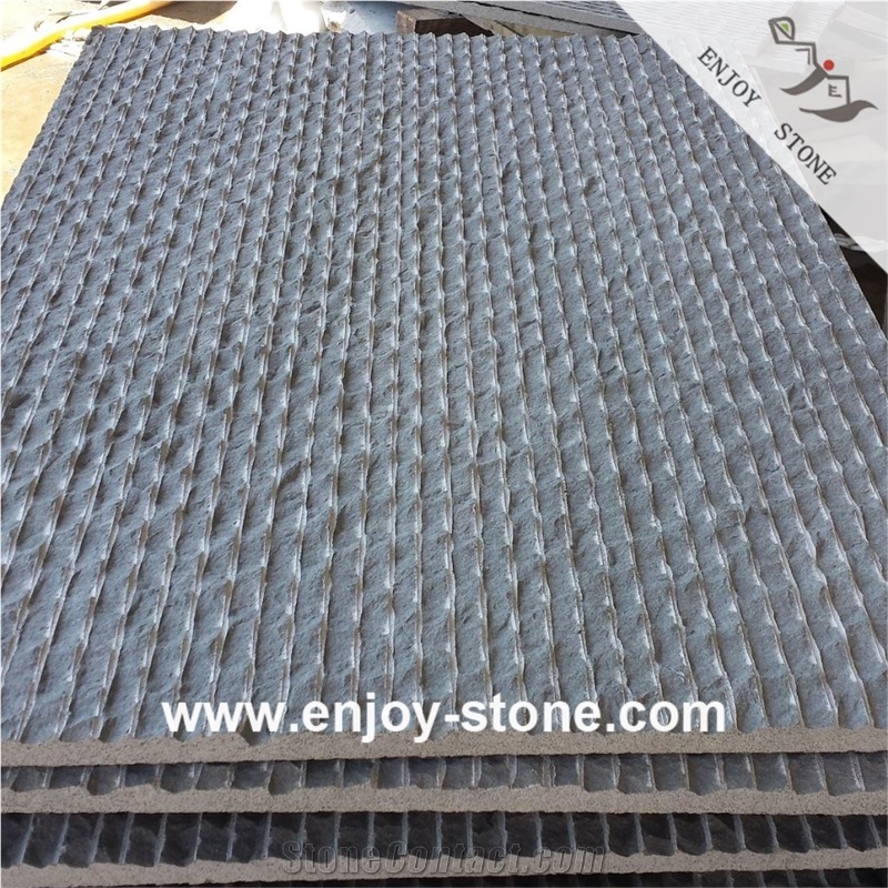 Original Half Planed Basalt Slabs For Pavers from China - StoneContact.com