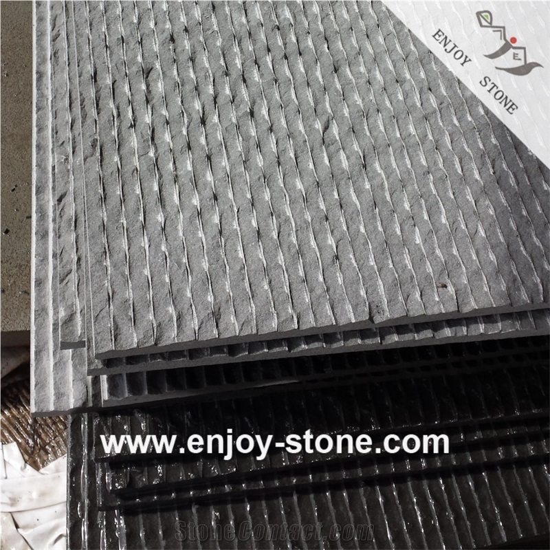 Original Half Planed Basalt Slabs For Pavers from China - StoneContact.com
