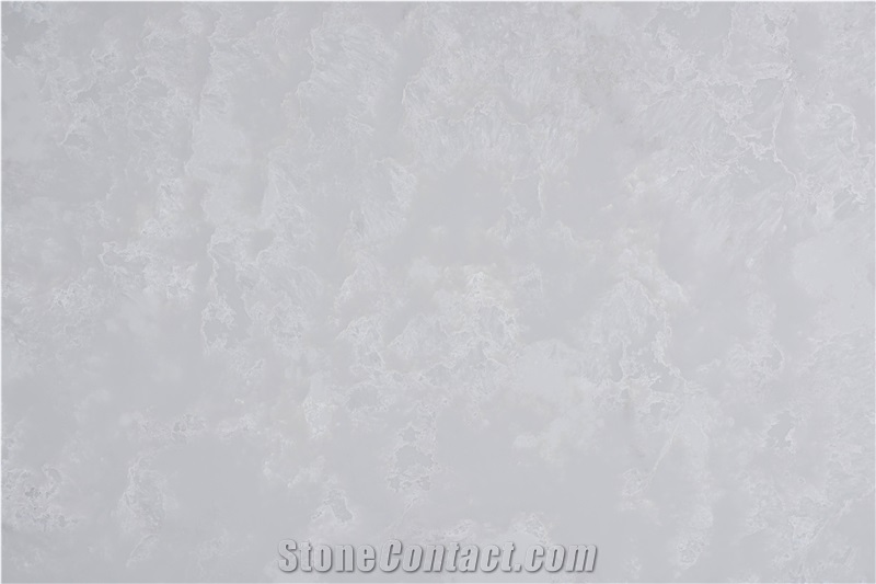 Cement Grey Quartz With White Texture Quartz Slabs AQ8627 from China ...