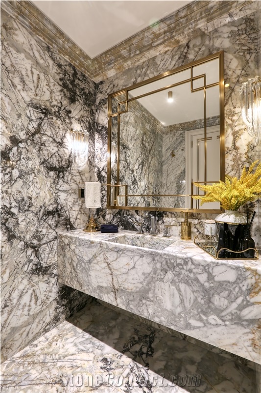 Amazon White Marble Slab & Tiles from Turkey - StoneContact.com