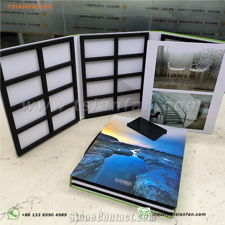 Cardboard Brochure Quartz Stone Sample Display Book Design from China ...