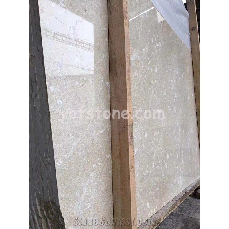 Buff Light Beige Marble Slab Tiles from China - StoneContact.com