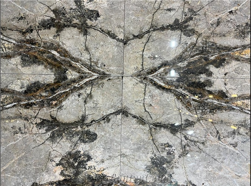 Balya River Root Marble- Balya Grey Marble Slabs And Tiles from Turkey ...