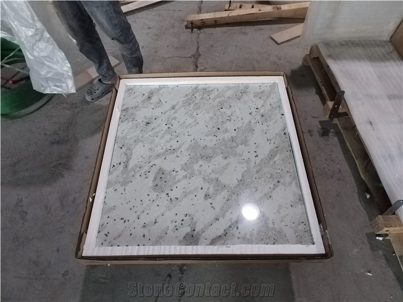 Goldtop Andromeda White Granite Wall Tiles from China - StoneContact.com