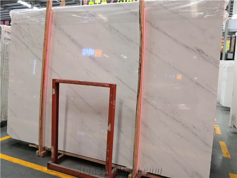 Polaris White Marble Slabs, Wall Tiles from China - StoneContact.com