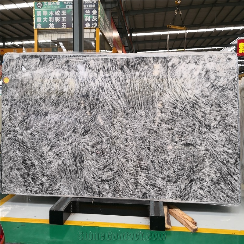 Snow Mountain Silver Fox Marble Slabs from China - StoneContact.com