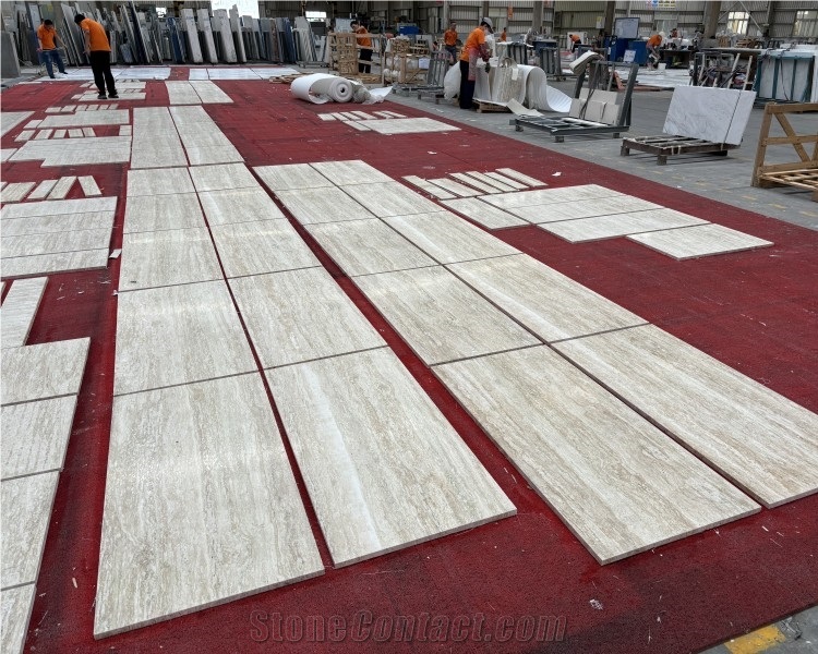 White Travertine Tiles from China - StoneContact.com