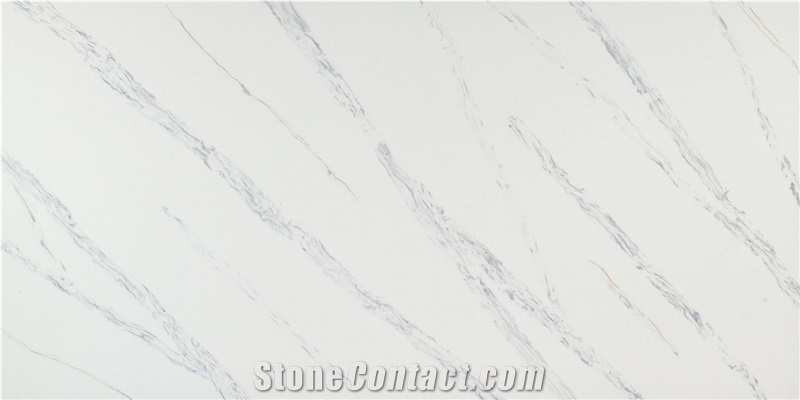 PACIFIC WHITE Quartz Slabs from China - StoneContact.com