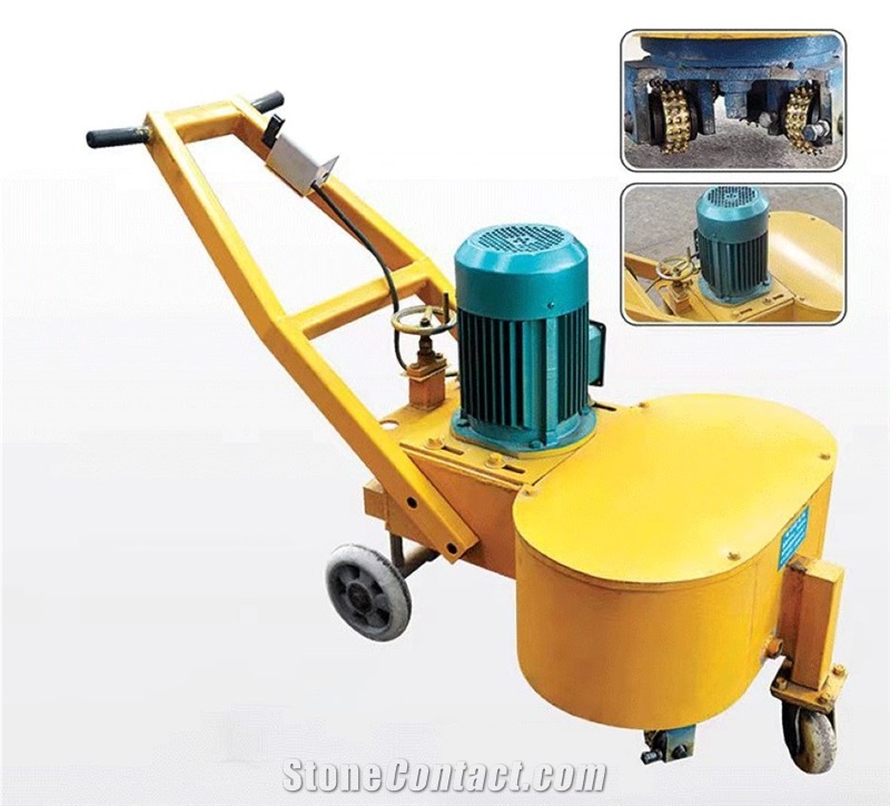 Stone And Pavement Bush Hammering-Chipping Machine from China ...