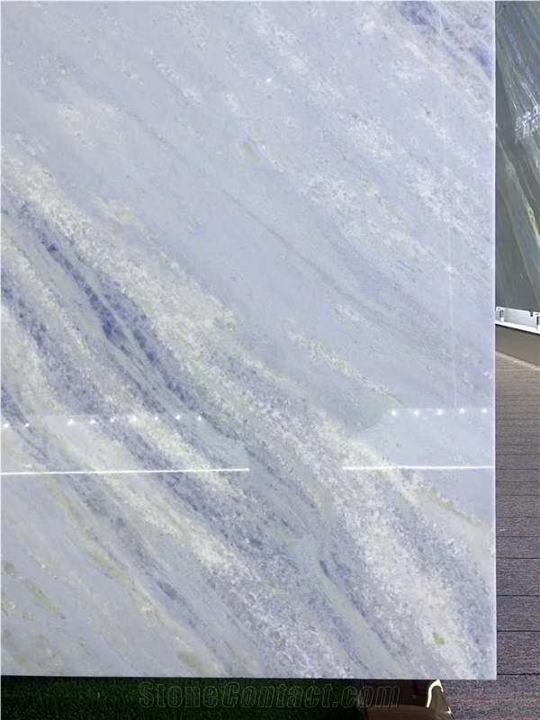 Crystal Blue Marble Slabs from China - StoneContact.com
