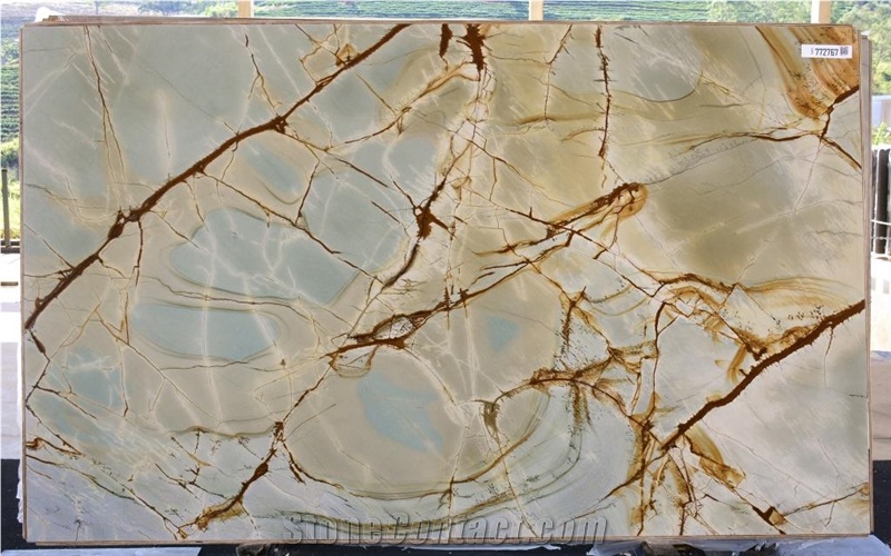 Blue Deep Quartzite Slabs from China - StoneContact.com