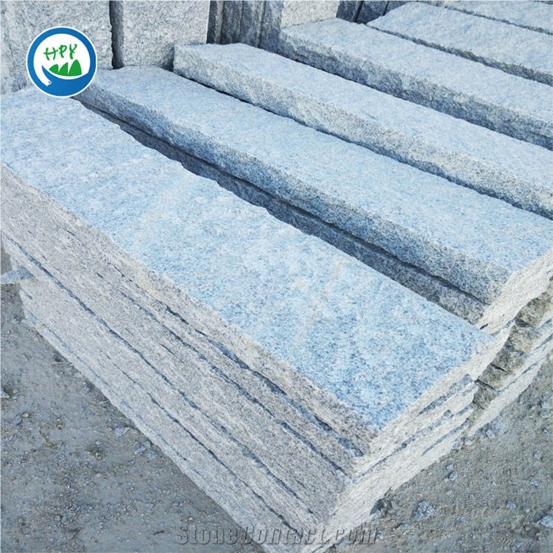 Customized Sizes Garden Grey Rough Granite Chamfer Kerbstone from China ...