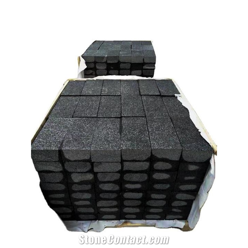 Granite Black G684 New Paving Stone For Outside Use from China ...