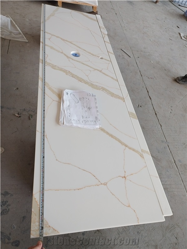 Calacatta Gold Kitchen Countertop from China - StoneContact.com