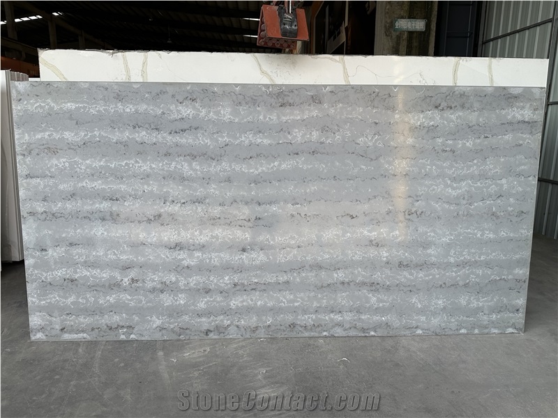 Green Marble Look Quartz, Engineered Stone - StoneContact.com
