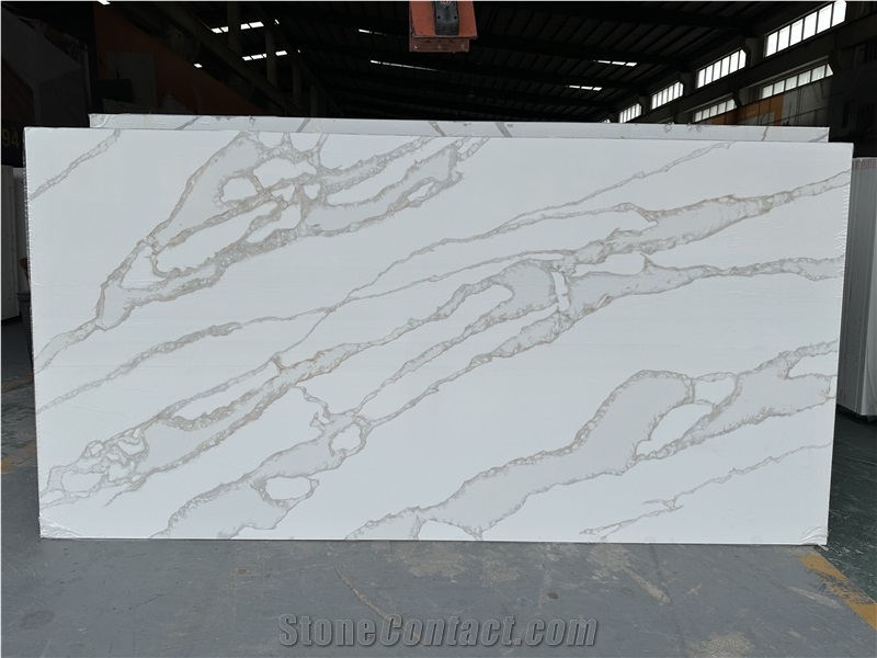 Gold Polished Quartzite Tiles - StoneContact.com