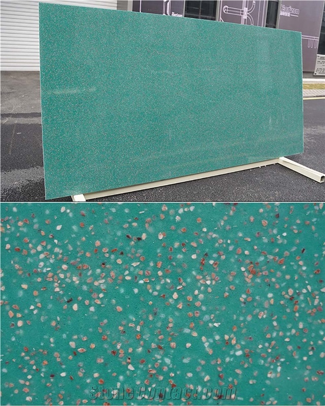 Green Solid Color Quartz, Engineered Stone - StoneContact.com