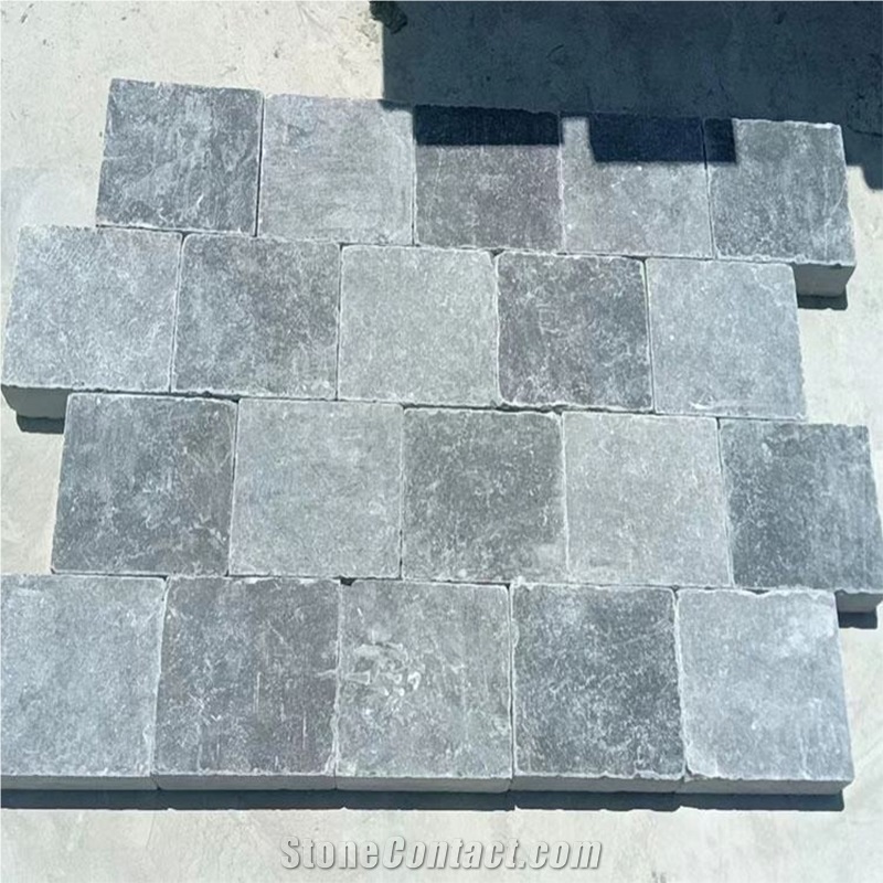 Grey Blue Limestone Floor Tiles Garden Pathway Paving Stone from China ...