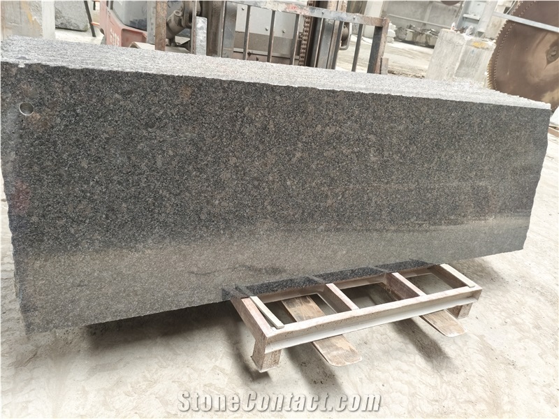 Steel Grey Granite Polished Slabs - StoneContact.com