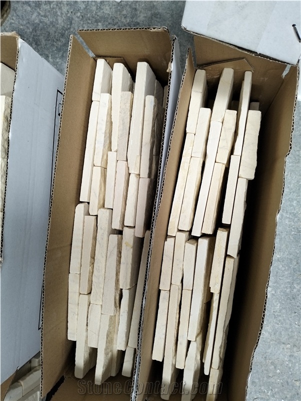 Cream Stone Wall Cladding Panels from Viet Nam - StoneContact.com