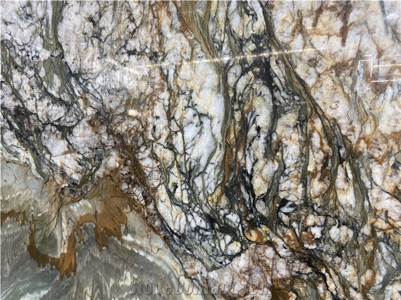 Liana Exotic Quartzite Slabs from China - StoneContact.com