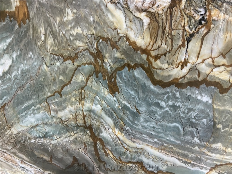 Liana Exotic Quartzite Slabs from China - StoneContact.com
